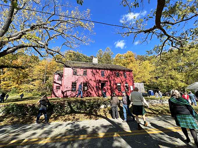 The Edward Waldo House draws admirers during fall events, proving history never goes out of style here.