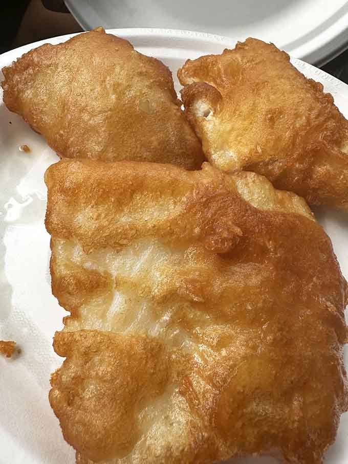Golden, crispy perfection that would make even the most skeptical British person nod with grudging approval and respect.
