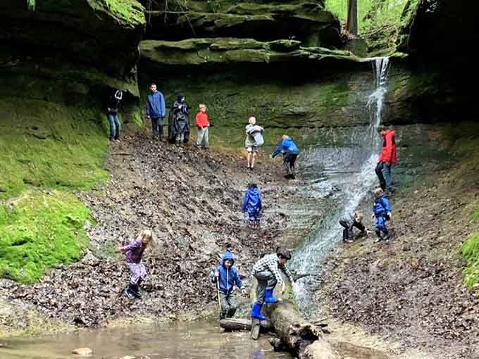 Nothing says family adventure quite like a muddy ravine where everyone gets to pretend they're Indiana Jones for an afternoon.