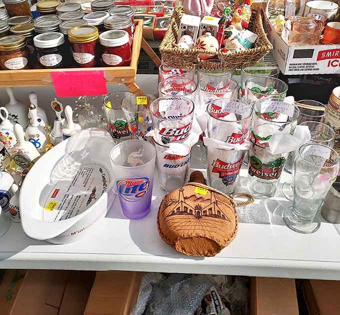 Vintage beer glasses and collectible drinkware prove one person's basement cleanout is another's holy grail.