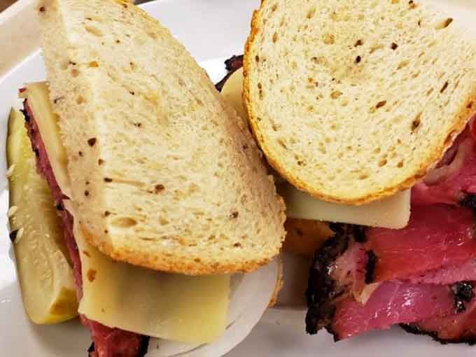 Pastrami and Swiss on rye, proof that some combinations are simply meant to be together forever.