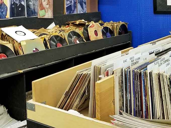 Vinyl collectors know that perfect album is waiting somewhere in these bins, just begging to be discovered.