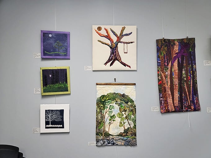 These textile pieces look like nature documentaries translated into thread, and honestly, we're here for it.
