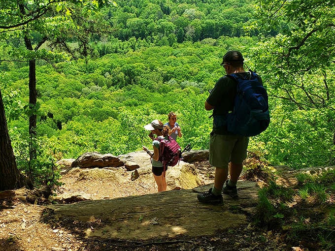 Nothing says family bonding quite like collectively questioning your fitness levels on a mountainside together.