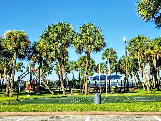 Flagler Park's palm trees stand at attention like nature's honor guard, welcoming you to Florida's most underrated coastal escape.