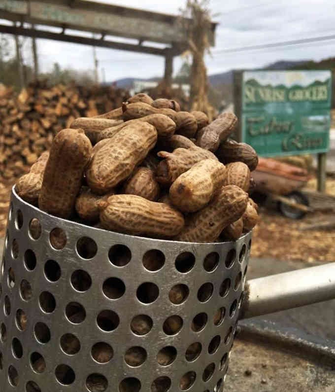 Fresh boiled peanuts waiting to ruin your diet plans and absolutely zero regrets about it happening.