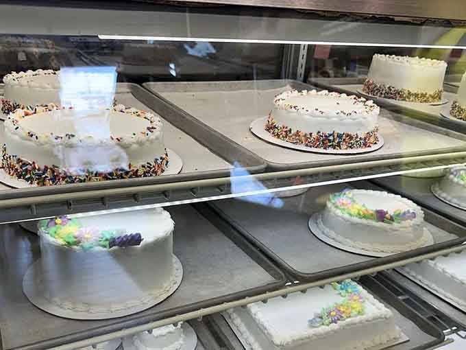These cakes prove that buttercream frosting and sprinkles never go out of style, no matter what decade it is.