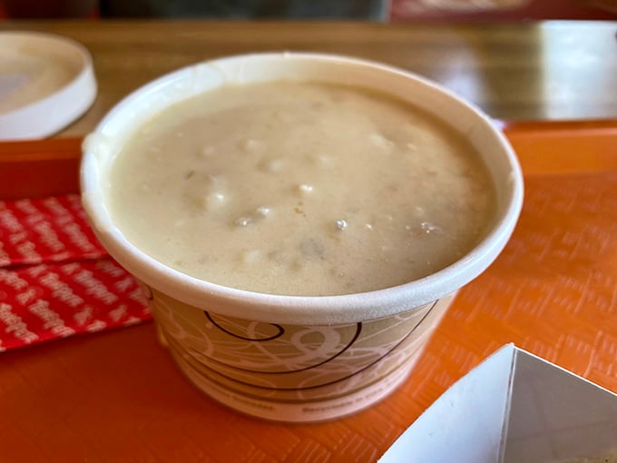 Creamy, chunky, and loaded with actual clams, this chowder could make a New Englander weep with joy.