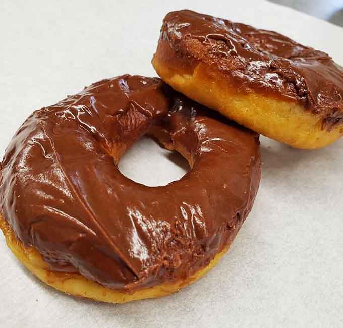 Chocolate glazed perfection that makes you wonder why anyone ever invented salad in the first place.