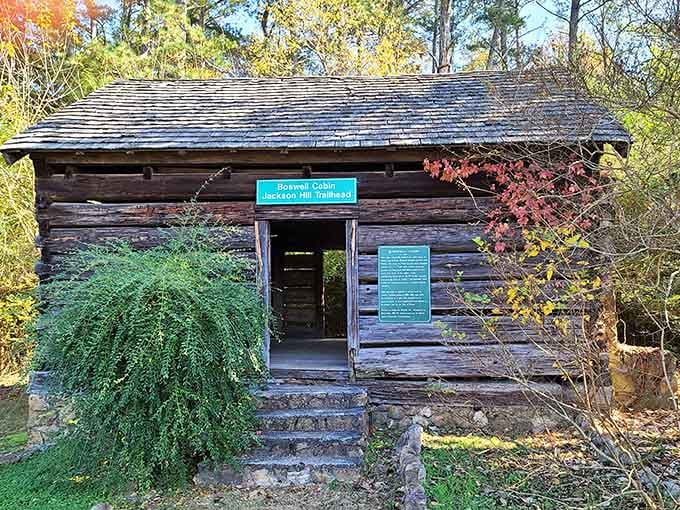 This historic log cabin adds a touch of frontier charm to your visit, proving Rome's got layers of history.