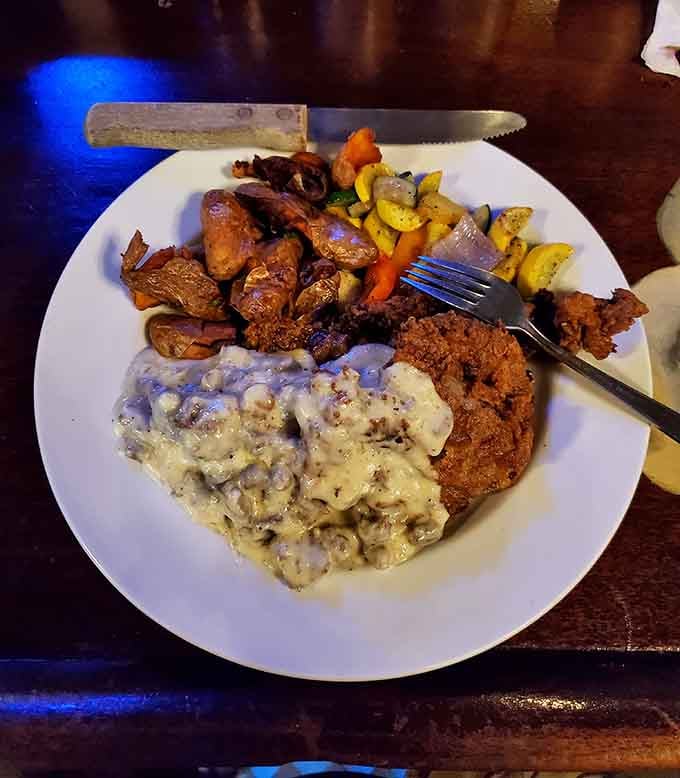 When they say chicken fried yak steak, they mean it, and your taste buds won't believe it.