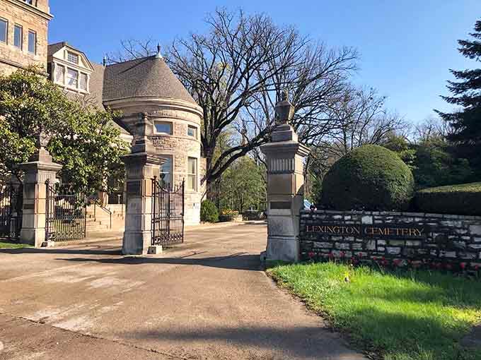 The grand entrance welcomes visitors to what might be Kentucky's most surprisingly beautiful public space.
