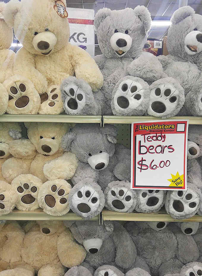 These teddy bears are priced to move faster than your grandkids can say "I want one!"