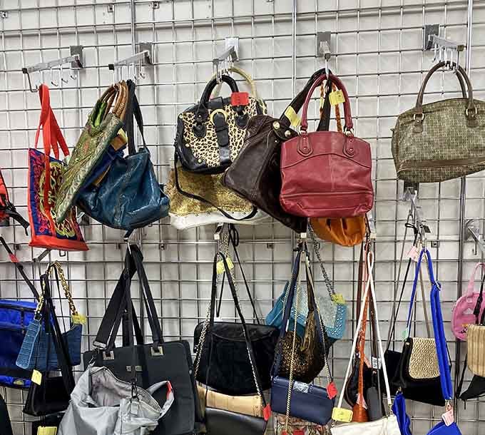 From leopard print to classic leather, this bag collection rivals what you'd find on Madison Avenue minus the attitude.