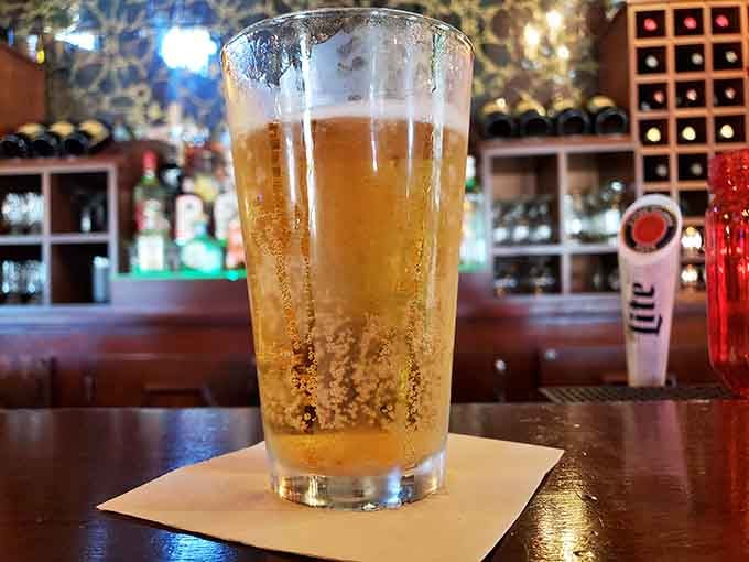 Golden, cold, and perfectly poured: beer tastes better when you're drinking it in a building older than your grandparents.