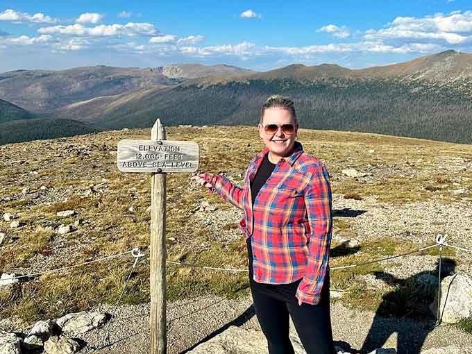 Standing at 12,000 feet above sea level proves you can reach new heights without leaving your car in the parking lot.
