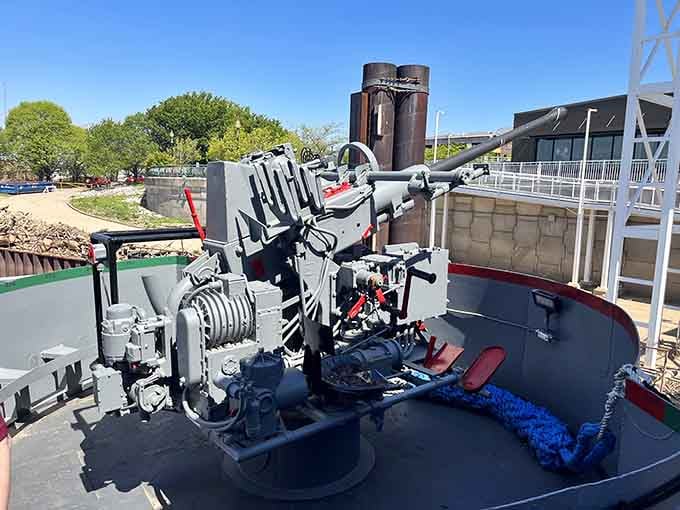 These anti-aircraft guns defended freedom across two oceans. Now they defend against forgetting what courage looked like.