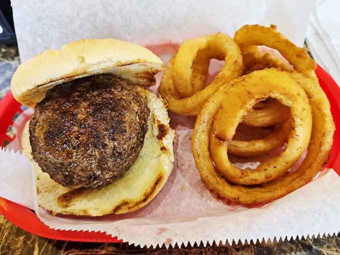 The Helheim burger proves that sometimes the simplest approach yields the most satisfying results on your plate.