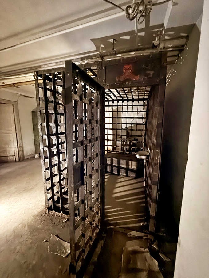 Even abandoned jail cells can't compete with the rest of this building for sheer spine-tingling atmosphere and mystery.