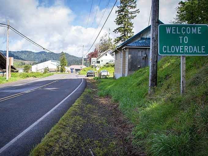 That welcome sign isn't just being polite&mdash;it's inviting you to leave your worries at the town line.