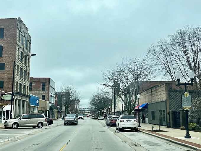 Danville's wide main street has the kind of honest, unhurried energy that makes you want to park and stay awhile.