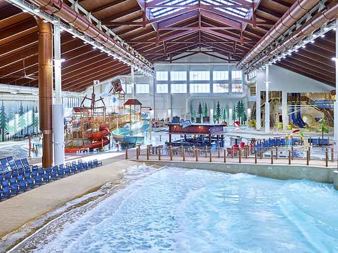 This indoor water wonderland proves you can have summer fun year-round, even when Mother Nature disagrees outside.