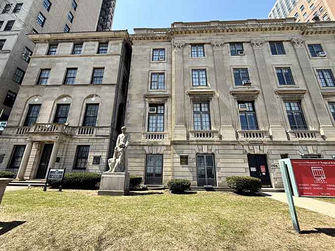 This elegant mansion along Lake Shore Drive houses medical history behind its stately limestone columns.