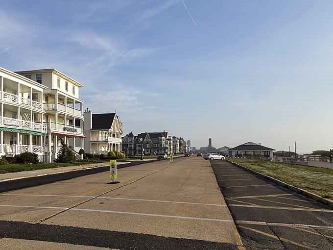 Empty parking spaces in off-season reveal the town's best-kept secret: peaceful solitude exists just beyond summer crowds.