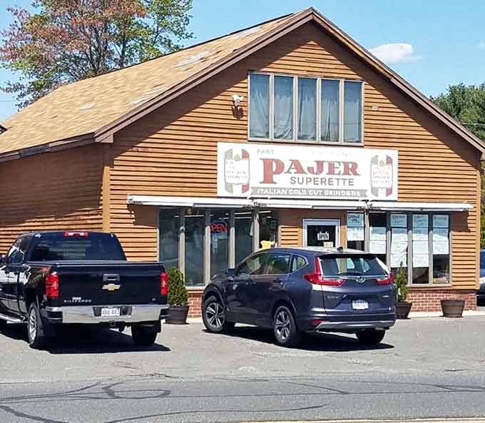 Don't let the humble exterior fool you - this wooden gem hides Italian sandwich artistry that rivals Boston's North End.