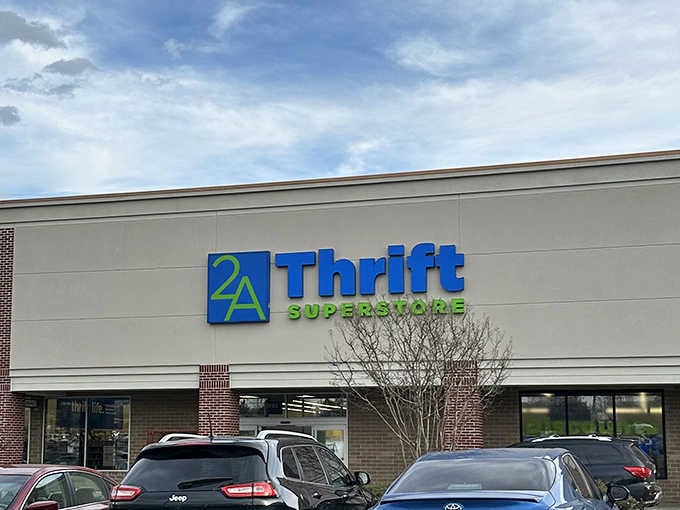 When "Superstore" appears in the name, you know you're entering serious thrift territory requiring comfortable walking shoes.