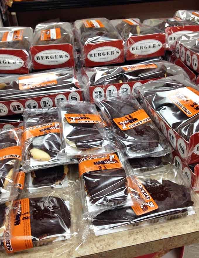 Those iconic red-and-white packages stacked high promise the thick chocolate fudge topping that defines Baltimore cookie culture.