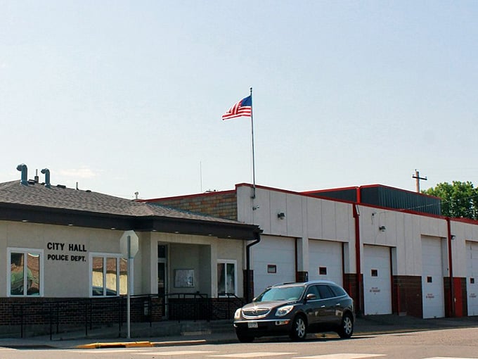 City Hall stands ready to serve, flying Old Glory high above a town where everyone knows the mayor's first name.
