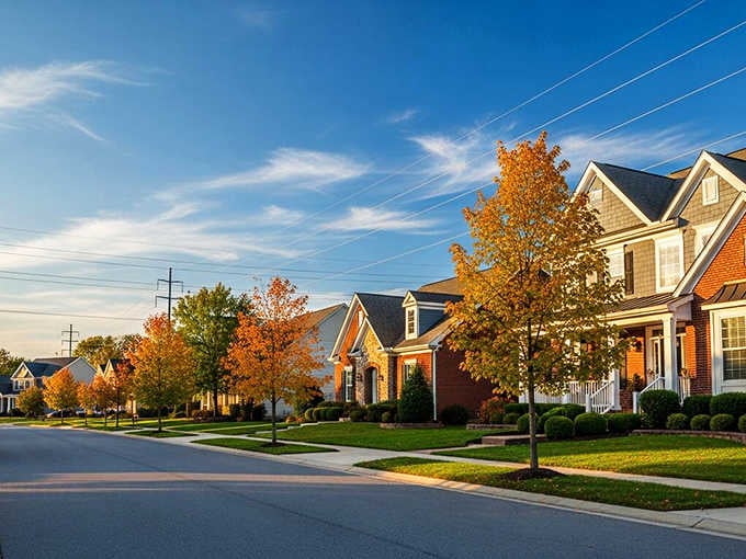 Golden autumn trees line streets where well-kept homes remind you that pride of ownership never goes out of style.