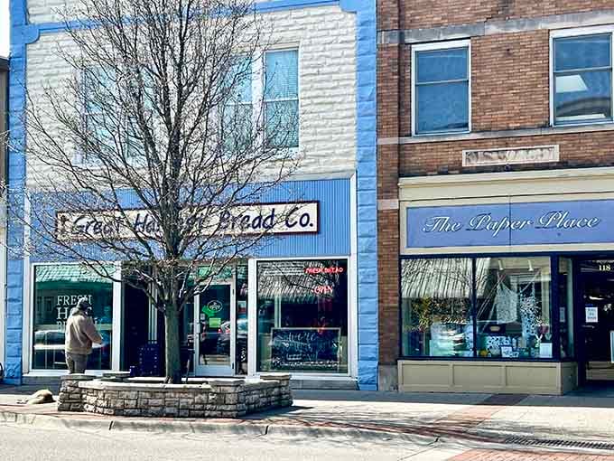 Local shops nestle into historic buildings where the stone fountain becomes the perfect meeting spot for coffee and conversation.