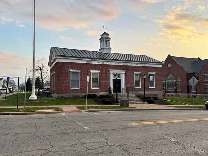 This classic post office with its cupola represents an era when even government buildings were designed with dignity.