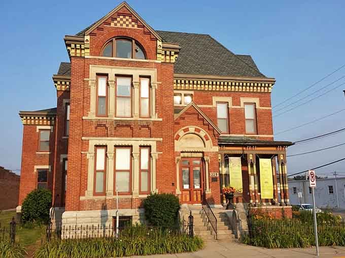 The Rotary Jail's stunning architecture glows in golden light, masking the spinning cells that made it infamous.