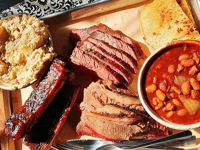 The three meat combo: because choosing just one would be like picking a favorite child, impossible.