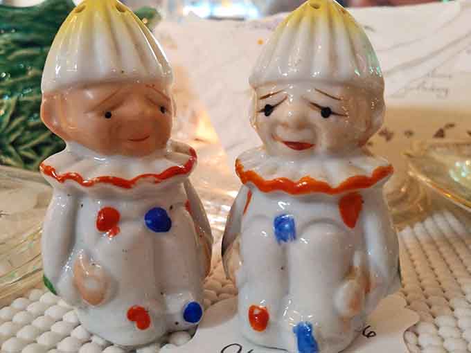 These cheerful little clowns are giving off serious vintage Christmas vibes that your grandmother would absolutely recognize and adore.