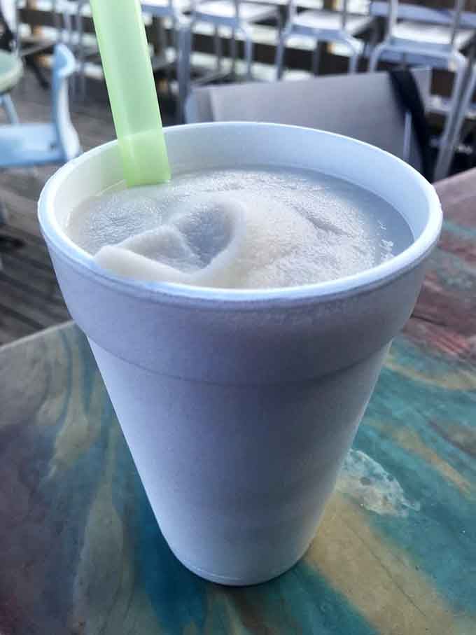 That frozen bushwacker is basically a milkshake for adults who've earned the right to day drink responsibly.