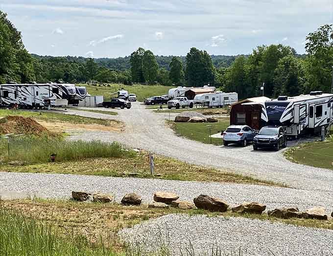 RV parks here offer mountain views that would cost a fortune anywhere else, minus the pretentious resort fees.