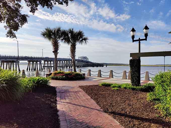Palm trees swaying over brick pathways and waterfront views, this is where locals come to remember why they live here.