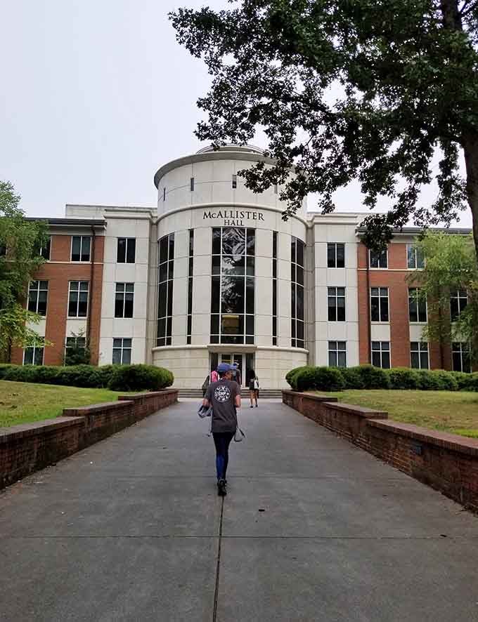 McAllister Hall: where contemporary design meets timeless education, and students actually look forward to going to class.