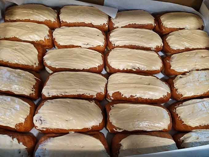 The frosting-to-pastry ratio here would make mathematicians weep with joy at such perfectly calculated deliciousness.