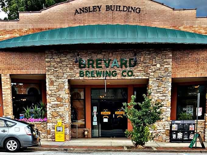 Brevard Brewing Company in the historic Ansley Building serves the perfect reward after hauling vintage furniture to your car all afternoon.