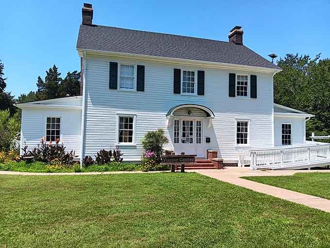 This historic building stands as proof that elegance doesn't require marble columns or velvet ropes to impress.