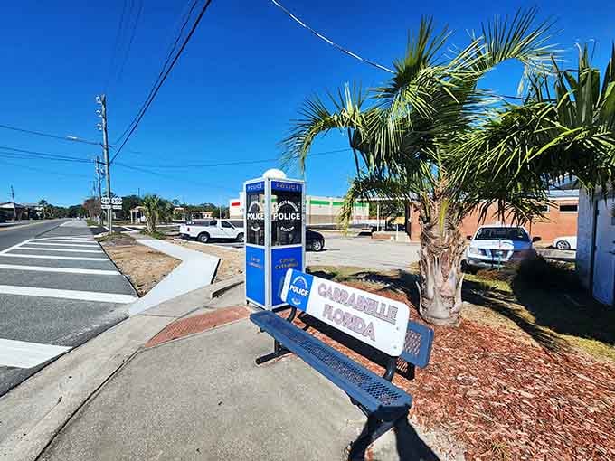 The World's Smallest Police Station proves that good things really do come in impossibly tiny, phone booth-sized packages.