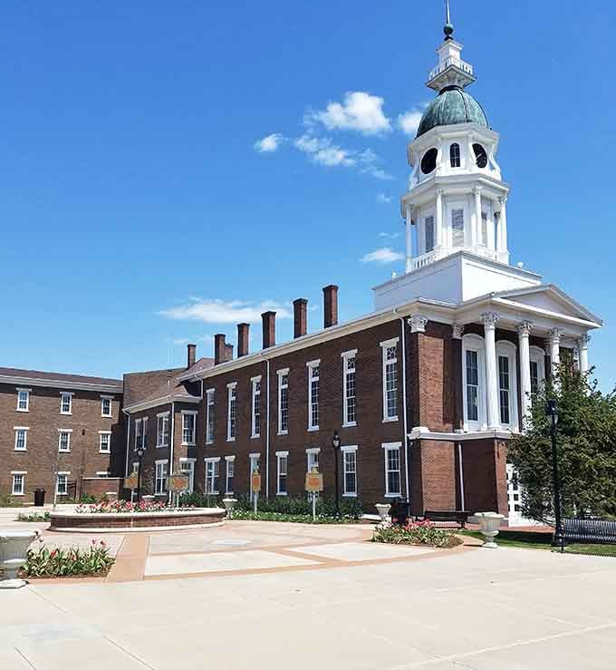 That courthouse cupola reaches toward the sky with the confidence of a building that's seen history unfold.