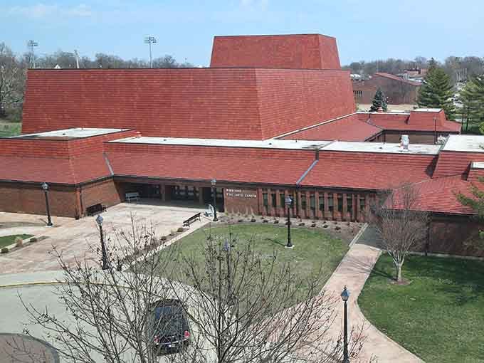 This performing arts center brings culture to central Illinois with architecture bold enough to rival any coastal venue.
