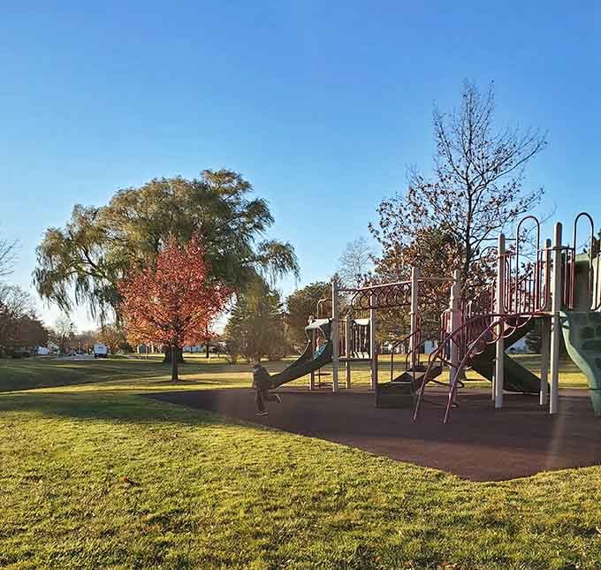 Playgrounds and open spaces where kids can actually be kids without requiring a second mortgage.