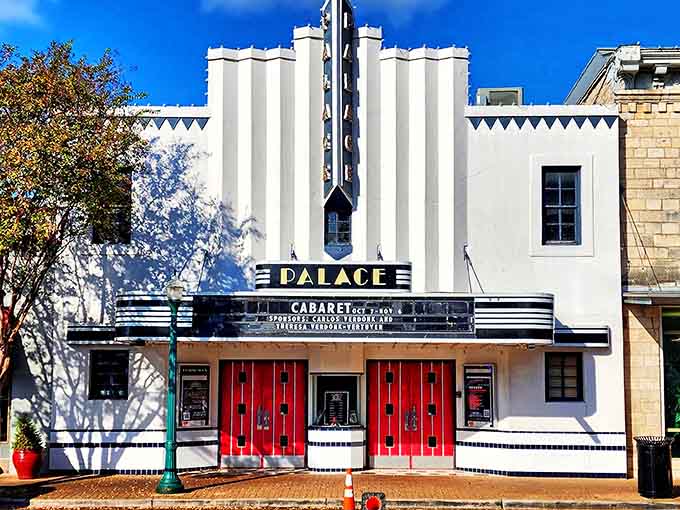 The Palace Theatre's Art Deco facade has been welcoming moviegoers since before talkies needed explaining to anyone.